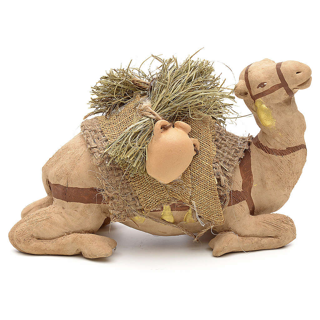 Nativity set accessory geared camel resting 10cm figurine | online ...