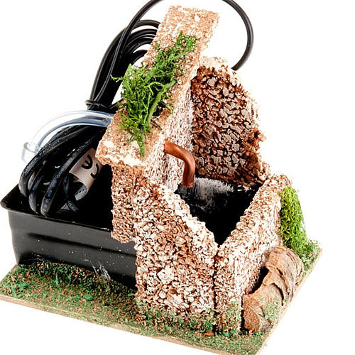 Dot-it-yourself natvity set, motorized fountain in cork 2.5watt ...