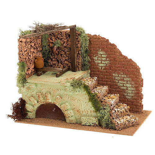 Nativity accessory, water fountain with ladder | online sales on ...