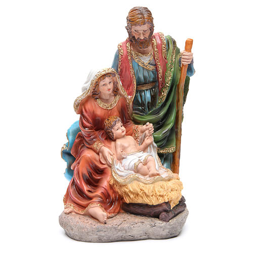 Nativity set with 3 characters in resin measuring 40cm | online sales ...