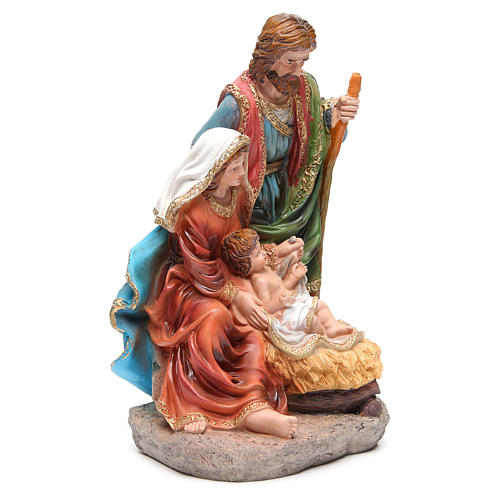 Nativity set with 3 characters in resin measuring 40cm | online sales ...