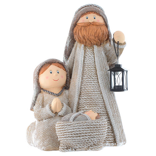 Stylised Nativity in resin measuring 60cm | online sales on HOLYART.com