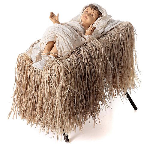 Life size statues of the Nativity 170 cm resin and fabric | online ...