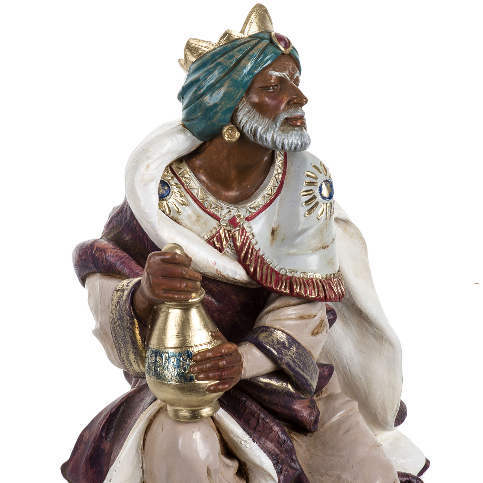 Re Magio mulatto presepe Fontanini 45 cm | vendita online su HOLYART