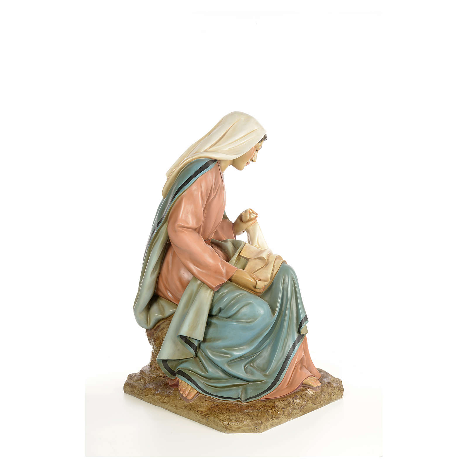 Nativity figurine wood pulp, Virgin Mary, 160cm (elegant dec.) | online ...