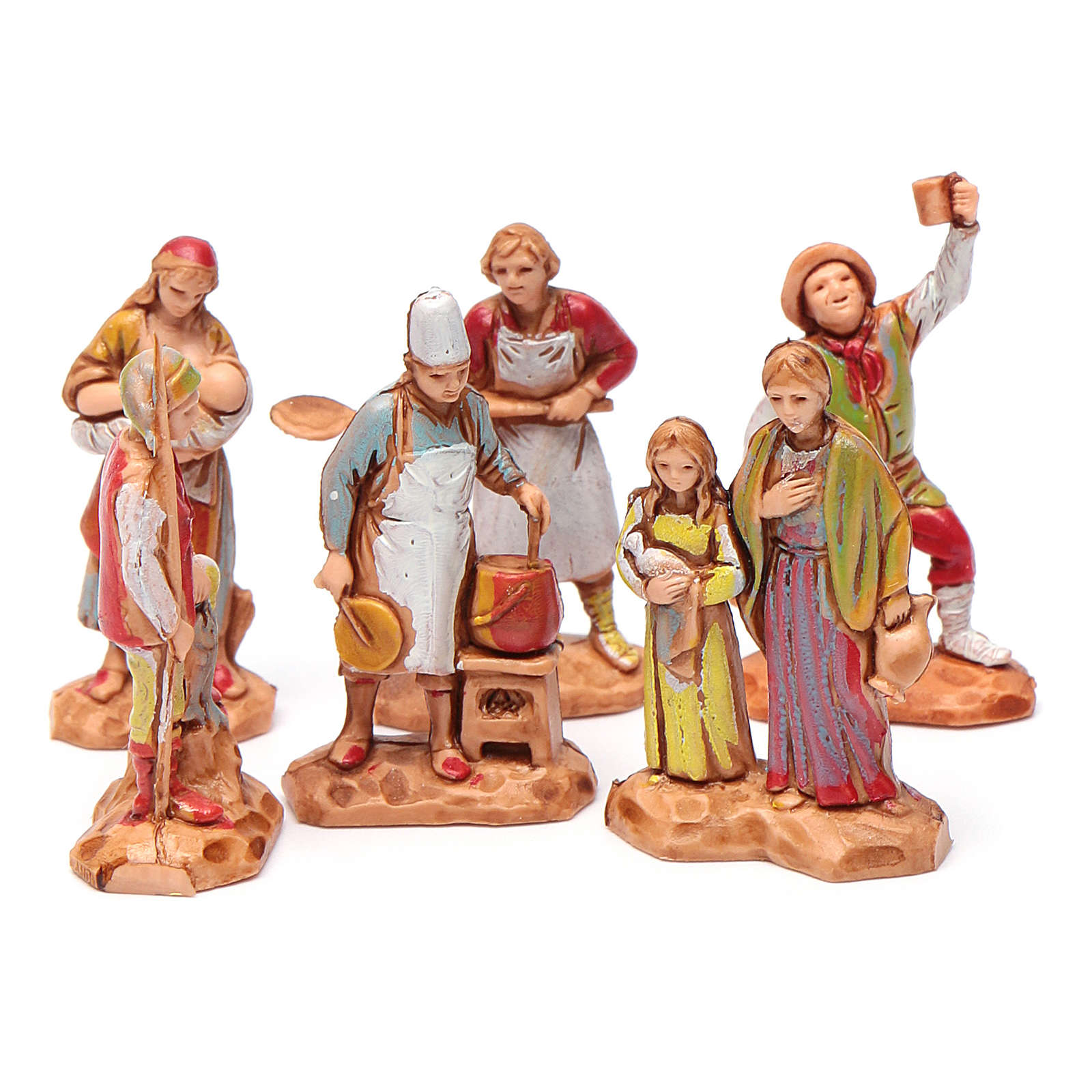 Personaggi 6 pz Presepe 3,5cm Moranduzzo | vendita online su HOLYART