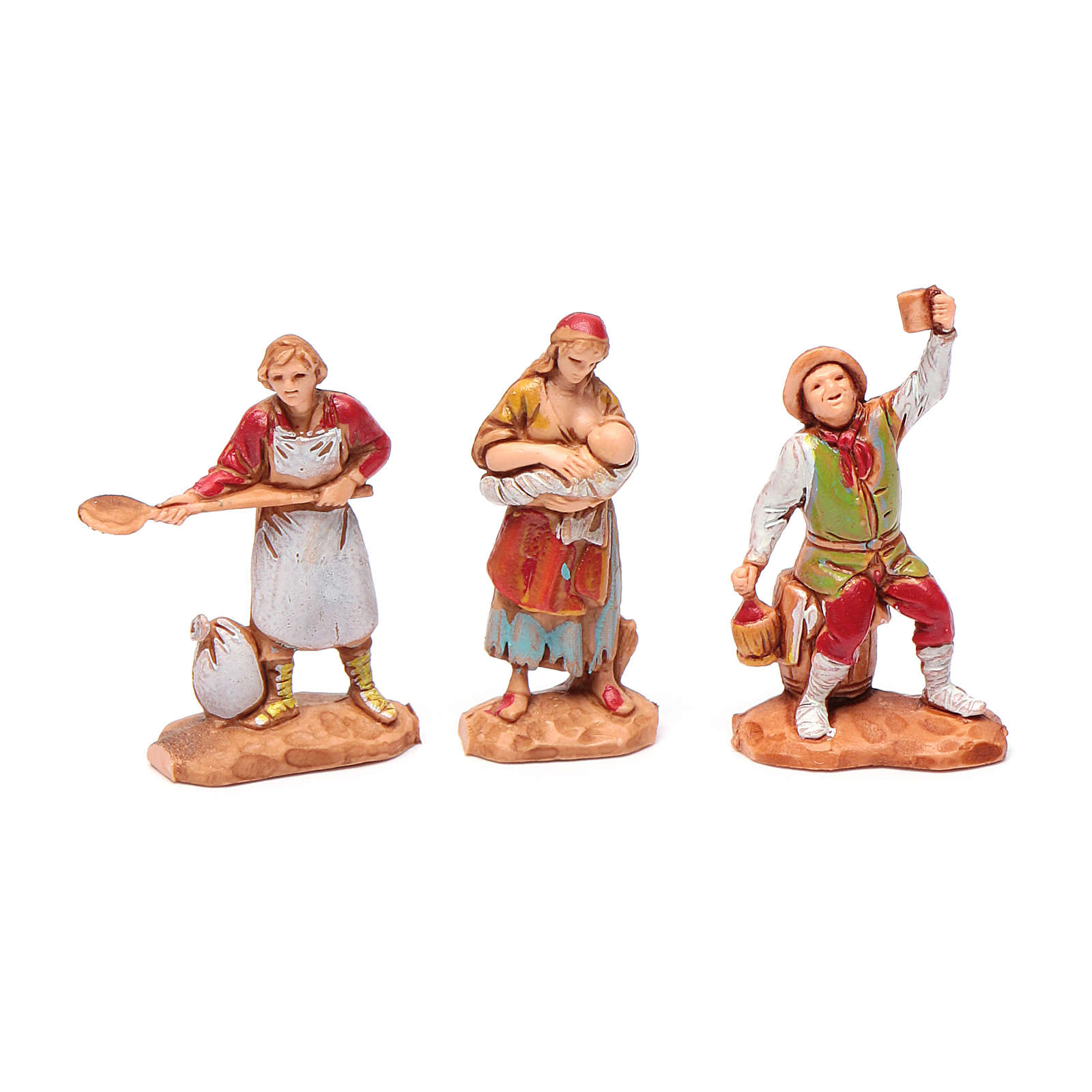 Personaggi 6 pz Presepe 3,5cm Moranduzzo | vendita online su HOLYART