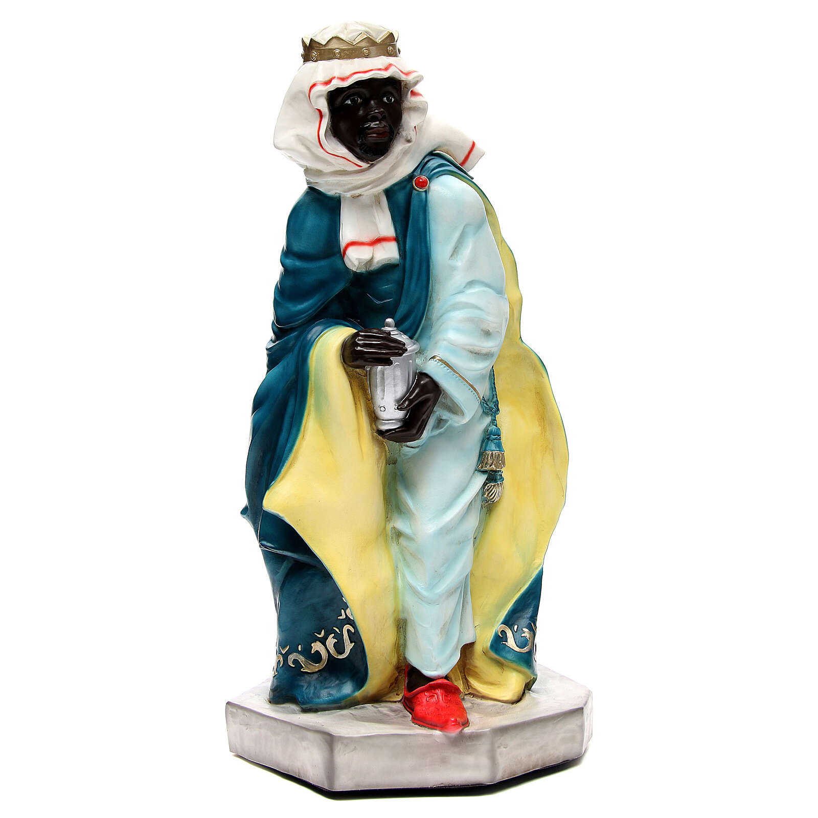 Statue Roi Mage Balthazar pour crèche 65 cm | vente en ligne sur HOLYART