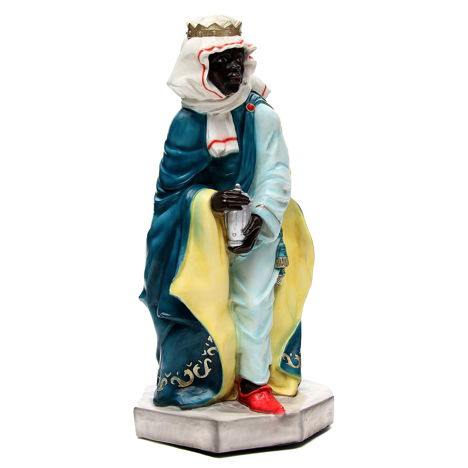Statue Roi Mage Balthazar pour crèche 65 cm | vente en ligne sur HOLYART