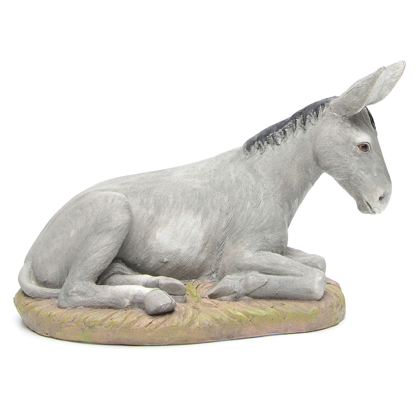 Donkey in resin by Martino Landi for nativities of 50cm | online sales ...
