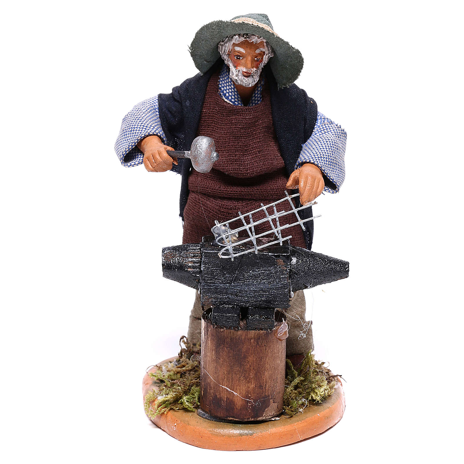 Fabbro con incudine 10 cm presepe napoletano | vendita online su HOLYART