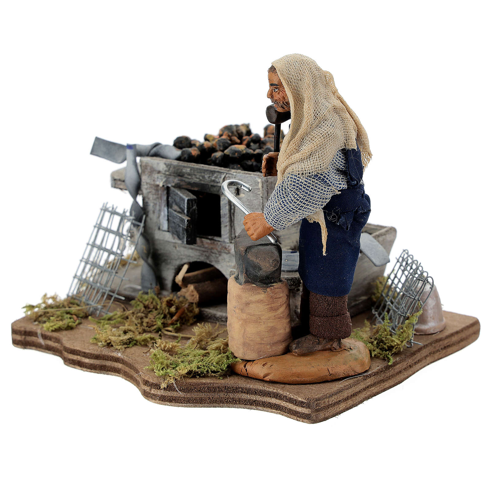 Fabbro con fucina 10 cm presepe napoletano | vendita online su HOLYART