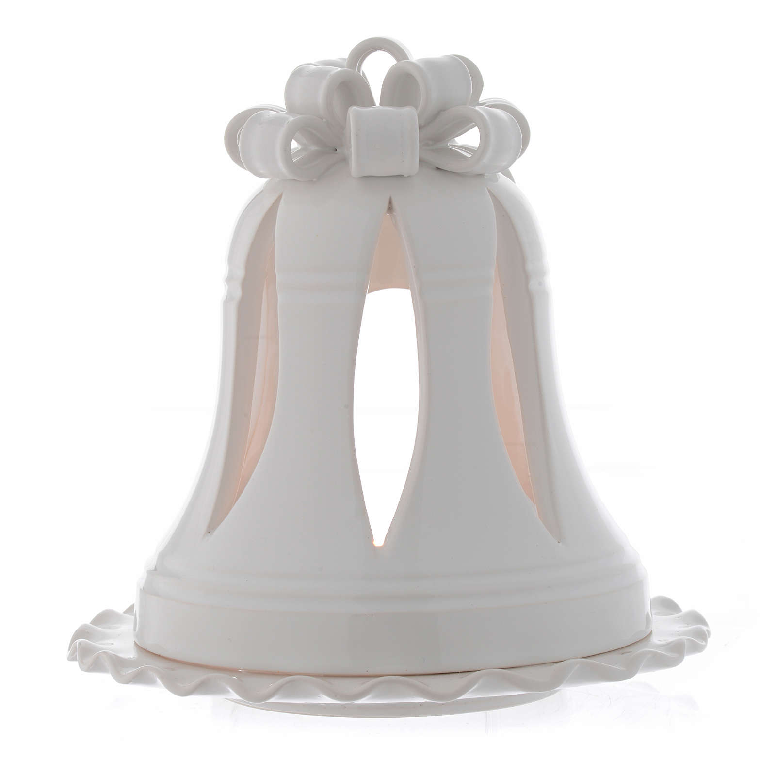 Photophore forme cloche terre cuite Deruta 17 cm | vente en ligne sur ...