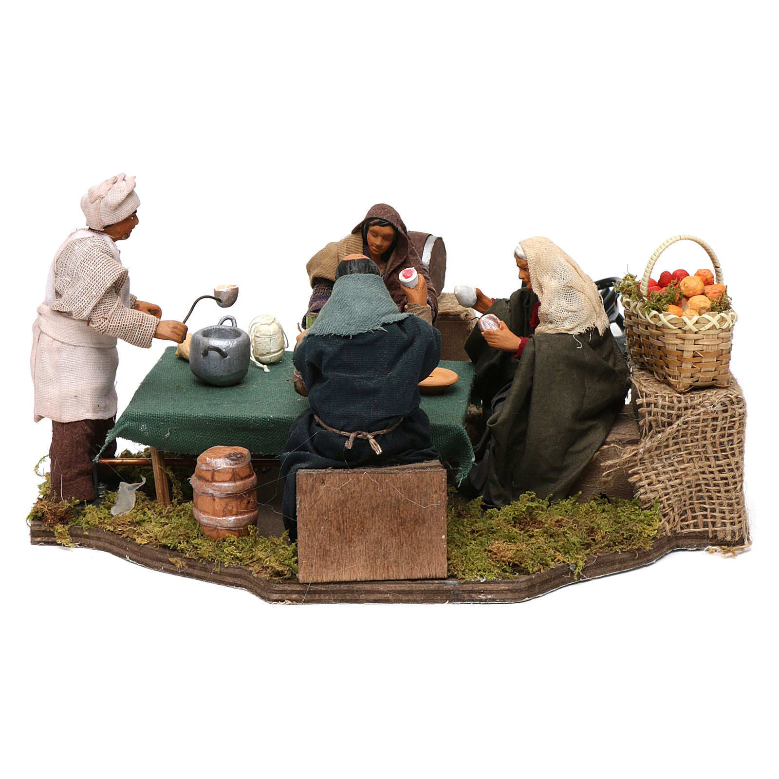Animated nativity scene set, 4 characters 12 cm | online sales on ...