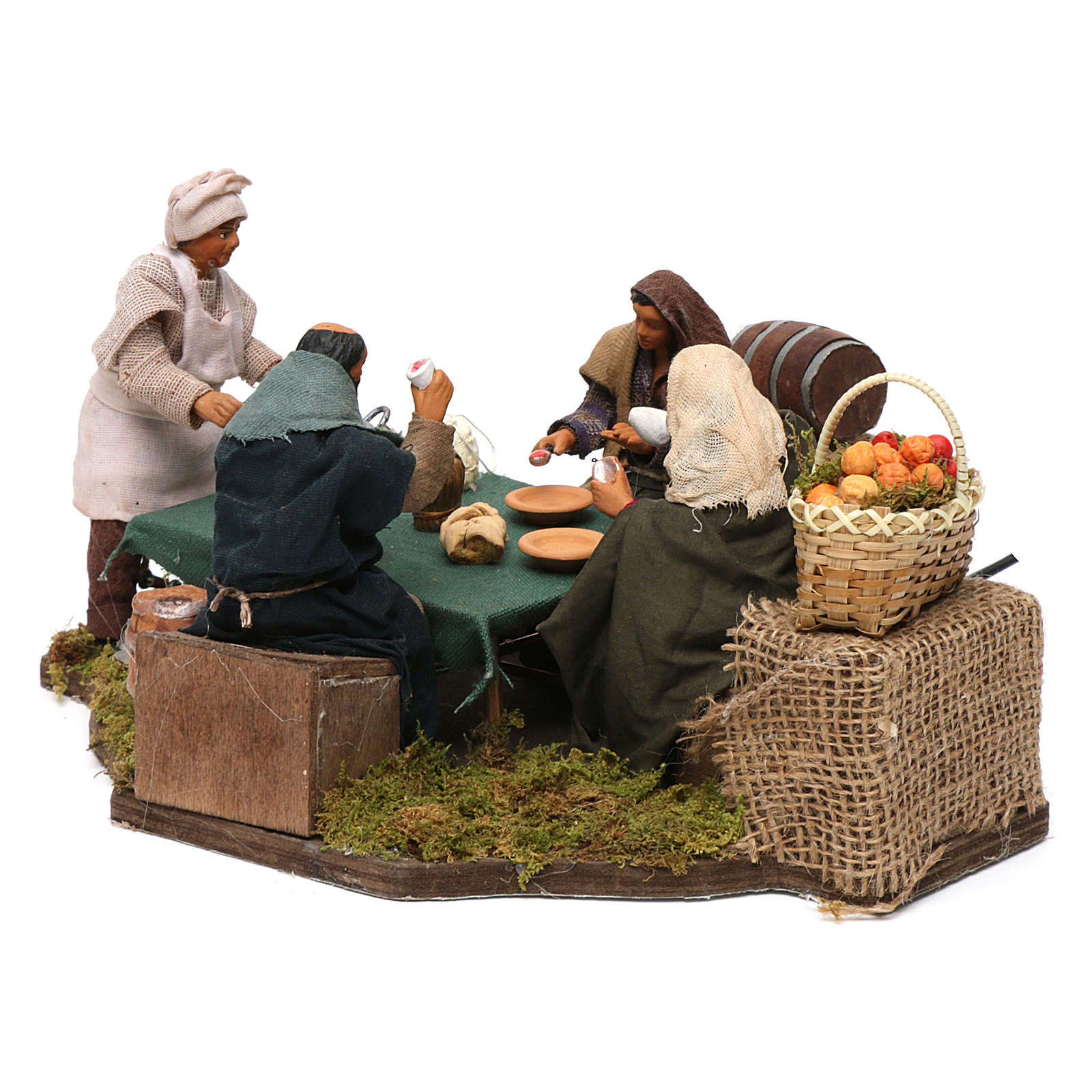Animated nativity scene set, 4 characters 12 cm | online sales on ...