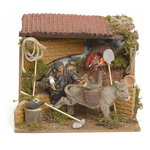 Animated manger scene setting, farrier 12 cm | online sales on HOLYART.com