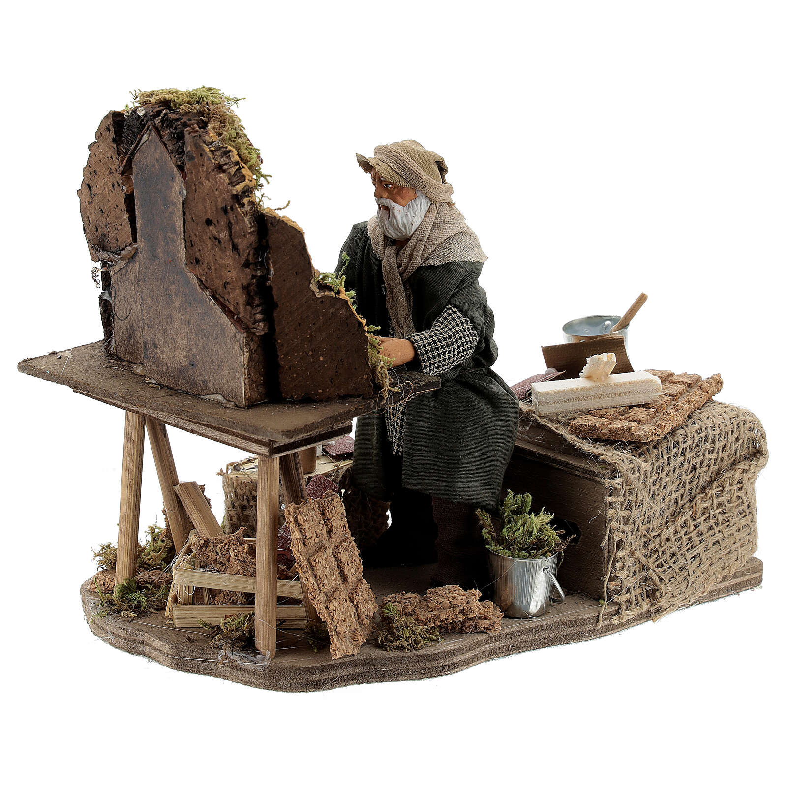Nativity artist, animated Neapolitan Nativity figurine 12cm | online ...