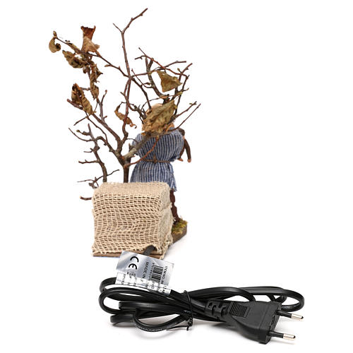 Young boy with monkey 12cm Neapolitan Nativity animated figurine ...