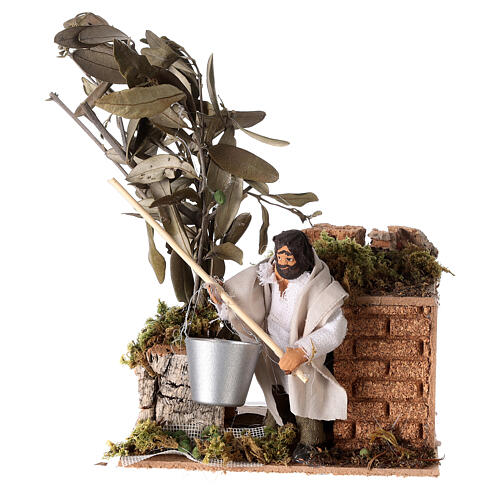 Olive collector 10 cm, animated nativity 19X14X9 cm | online sales on ...