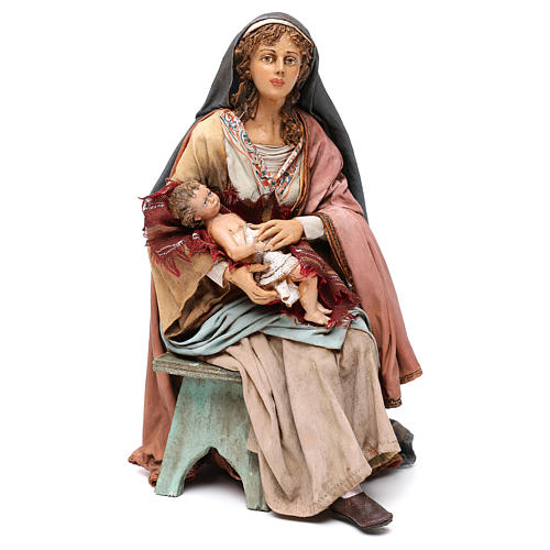 Virgen María con Niño en su regazo 30 cm Angela Tripi | venta online en ...