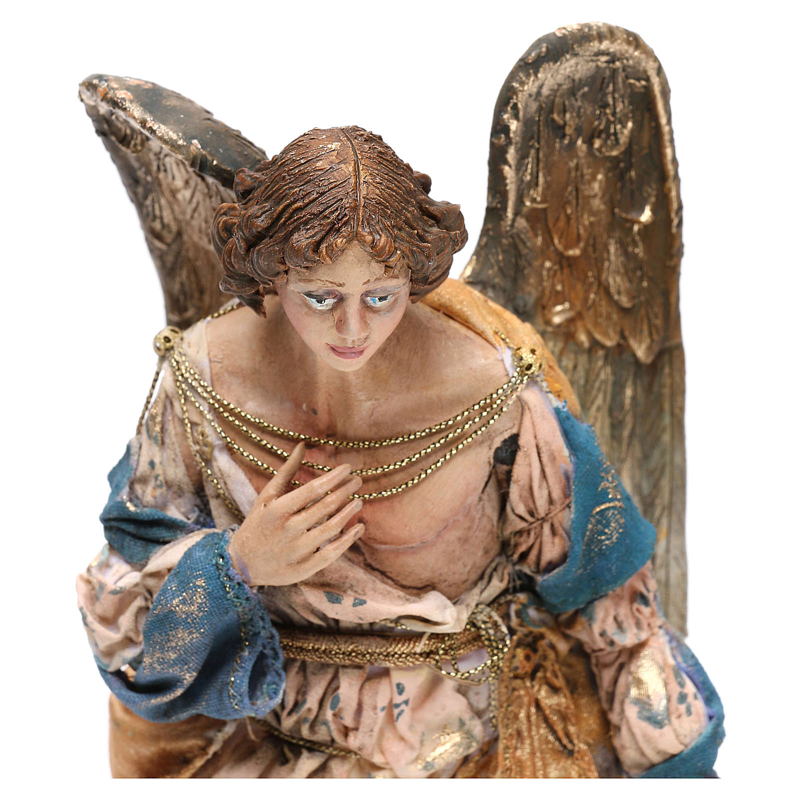 Angelo in piedi adorante 18 cm Angela Tripi | vendita online su HOLYART