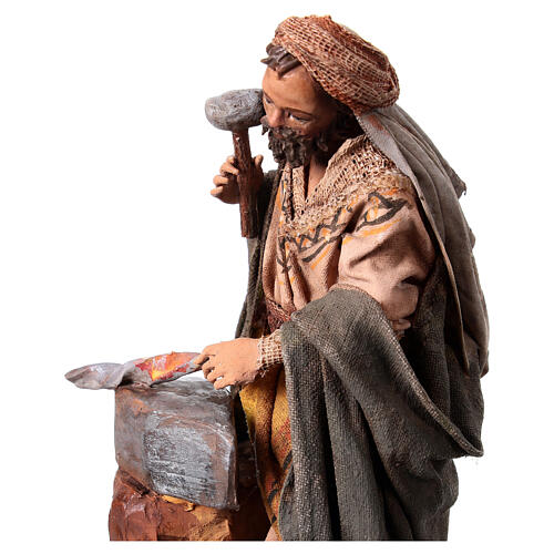 Blacksmith with anvil 13cm Angela Tripi | online sales on HOLYART.com