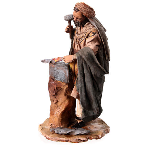 Blacksmith with anvil 13cm Angela Tripi | online sales on HOLYART.com