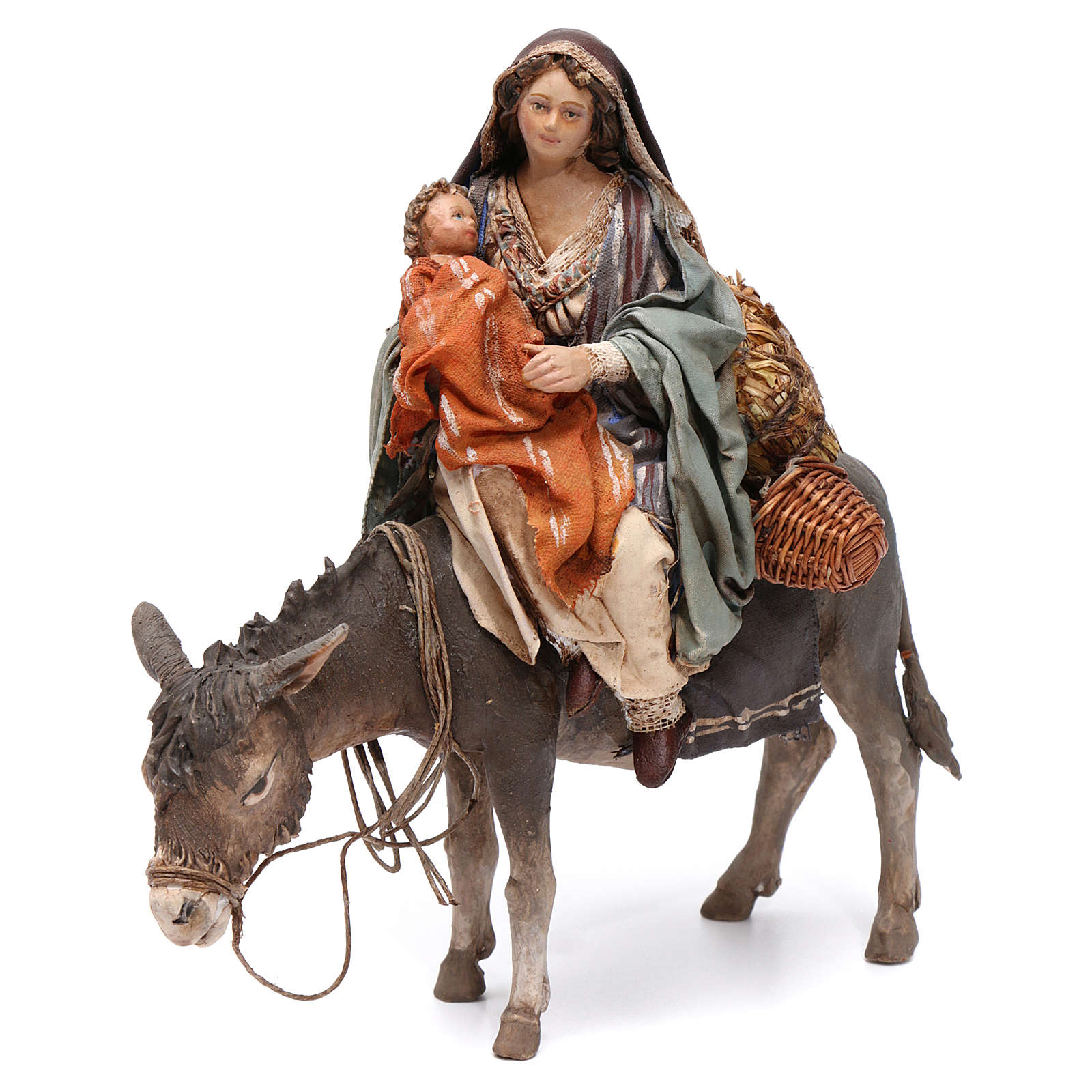 Flight into Egypt Angela Tripi 13 cm Nativity Scene | online sales on ...