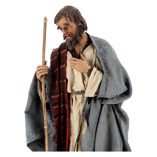 Natività Maria seduta e Giuseppe in piedi 18 cm Angela Tripi | vendita ...