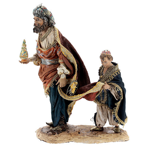 Re Magio con paggio 18 cm Angela Tripi | vendita online su HOLYART