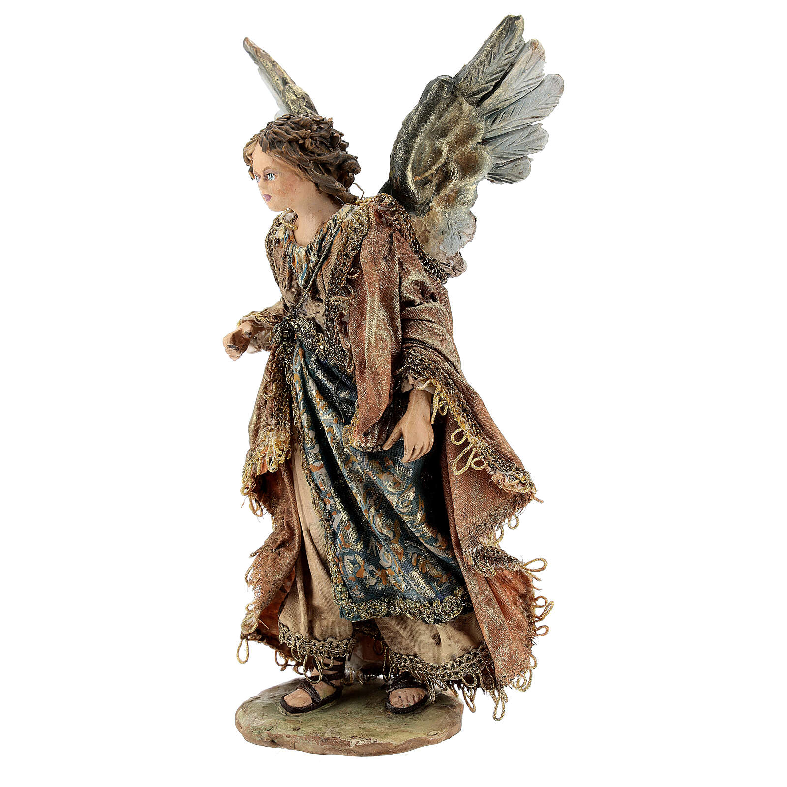 Nativity announcing angel standing, 13 cm Angela Tripi | online sales ...