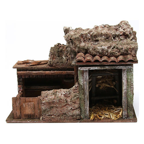 Double Feeding Trough for 10cm Nativity 20x30x20 cm | online sales on ...
