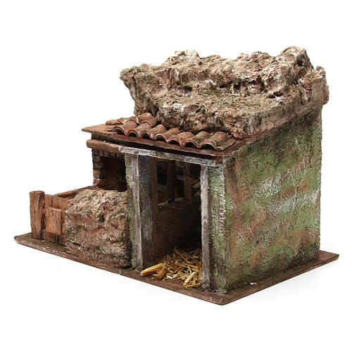 Double Feeding Trough for 10cm Nativity 20x30x20 cm | online sales on ...