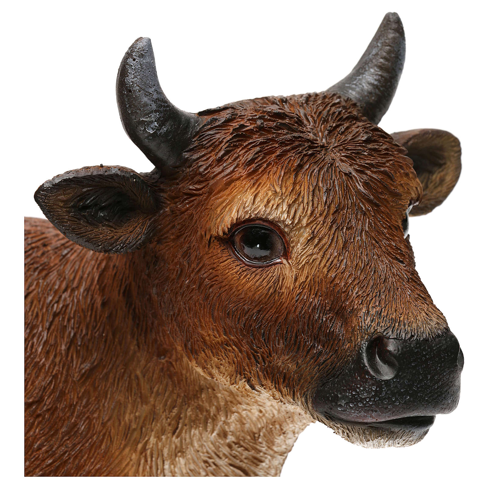 Nativity ox, in colored resin, for 30-38 cm nativity | online sales on ...