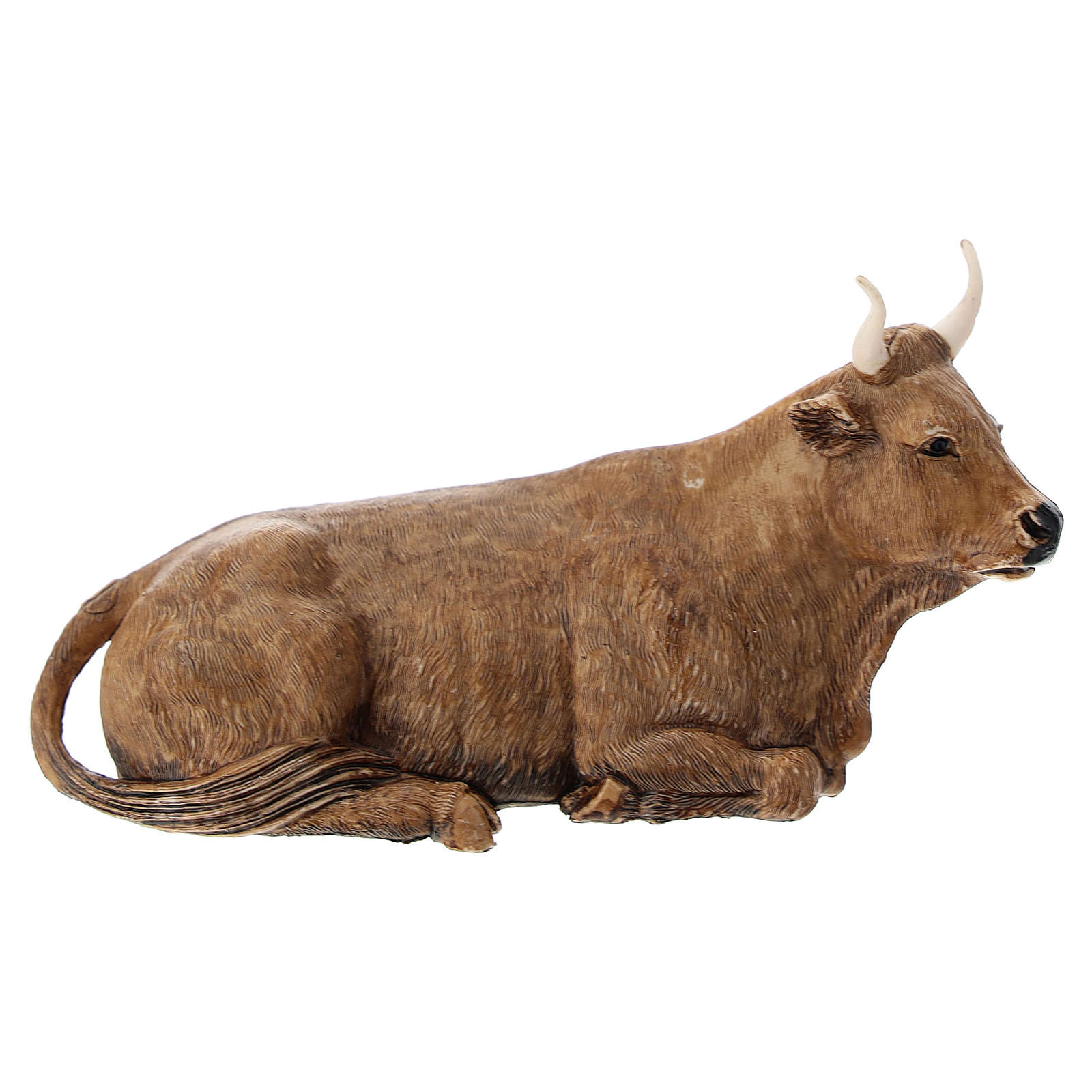 Ox figurine made of plastic for 12 cm Nativity scenes | online sales on ...