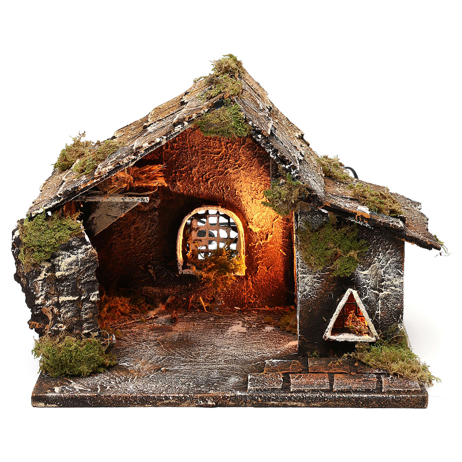 Hut for nativity scene 20x30x20 cm for Neapolitan | online sales on ...