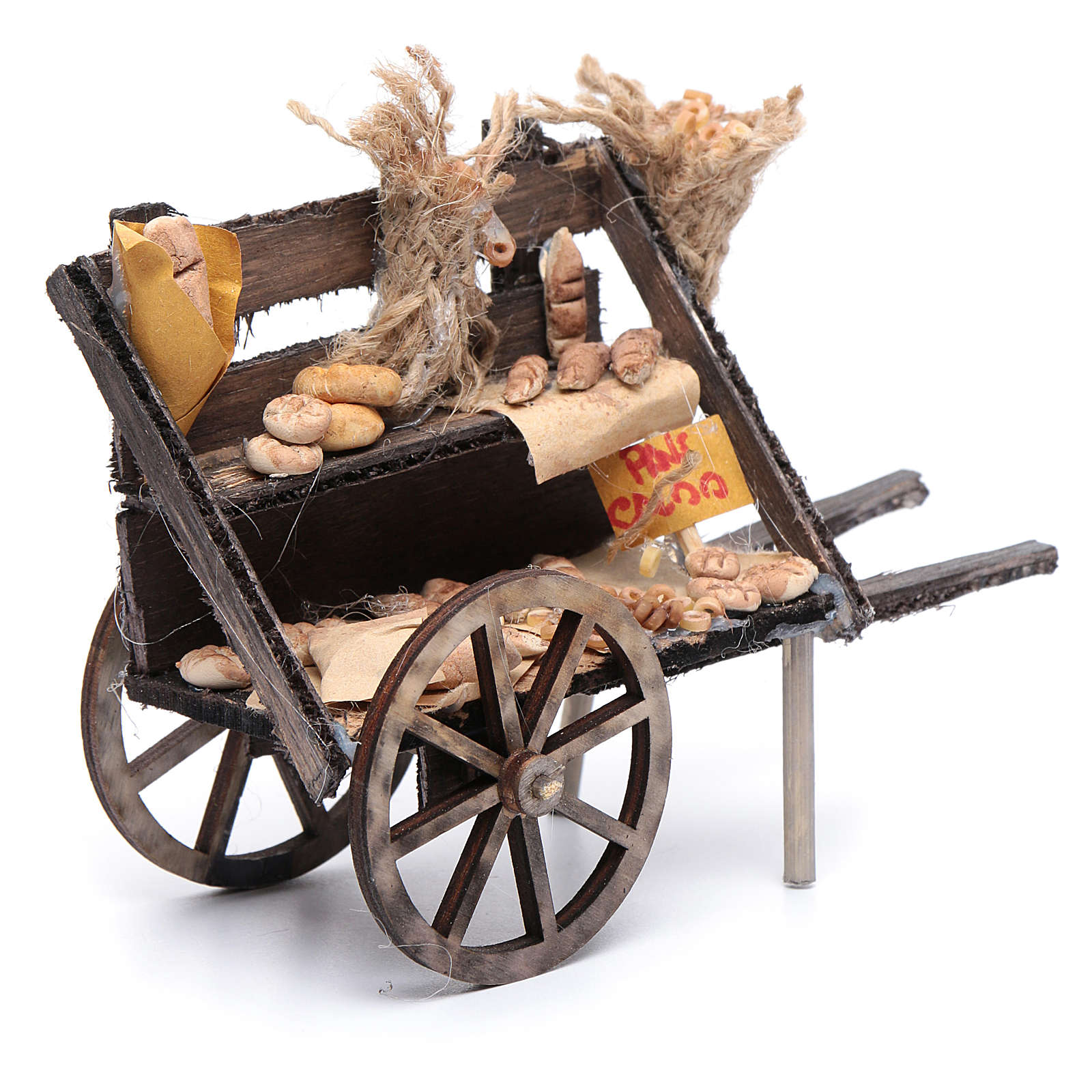 Bread cart for Neapolitan nativity scene | online sales on HOLYART.com