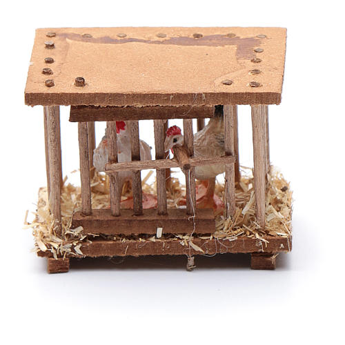Nativity scene wooden cage 5x5x3 cm | online sales on HOLYART.com