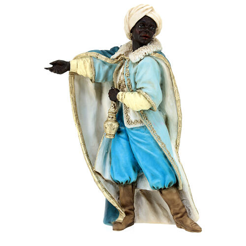 Three Kings statue with incense resin nativity 21 cm | online sales on ...