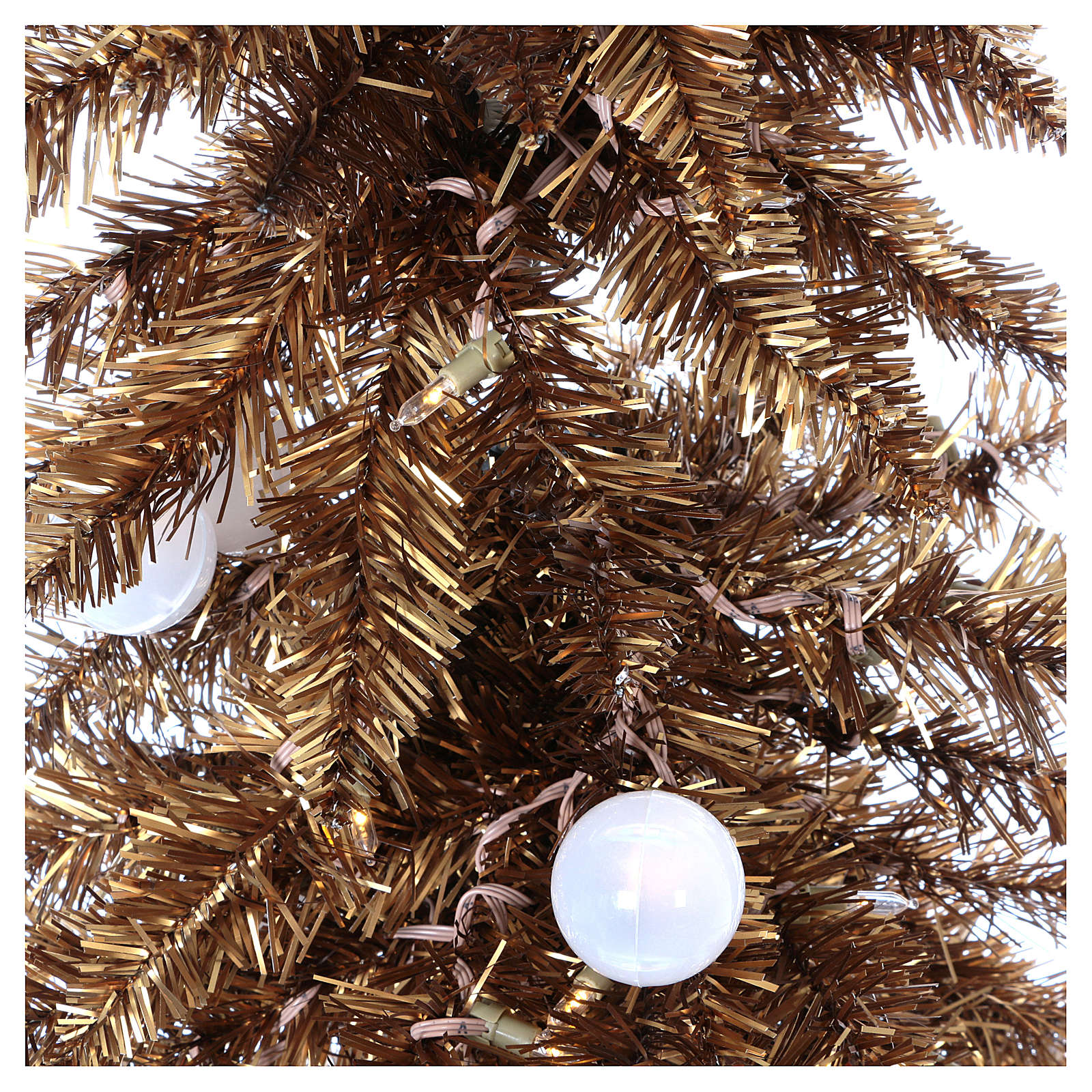 Christmas tree Fancy Gold, with bendable top and 300 eco | online sales ...