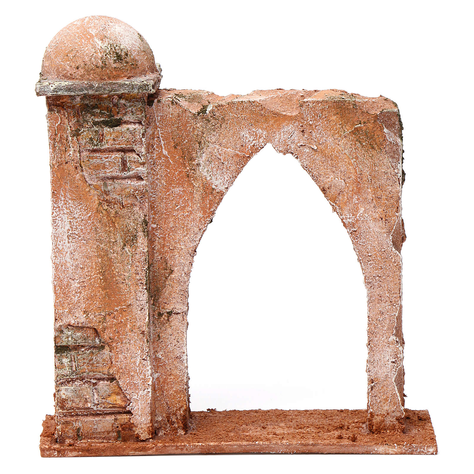 Mur łuk ostry i kolumna do szopki 10 cm 20x15x5 cm styl | sprzedaż ...