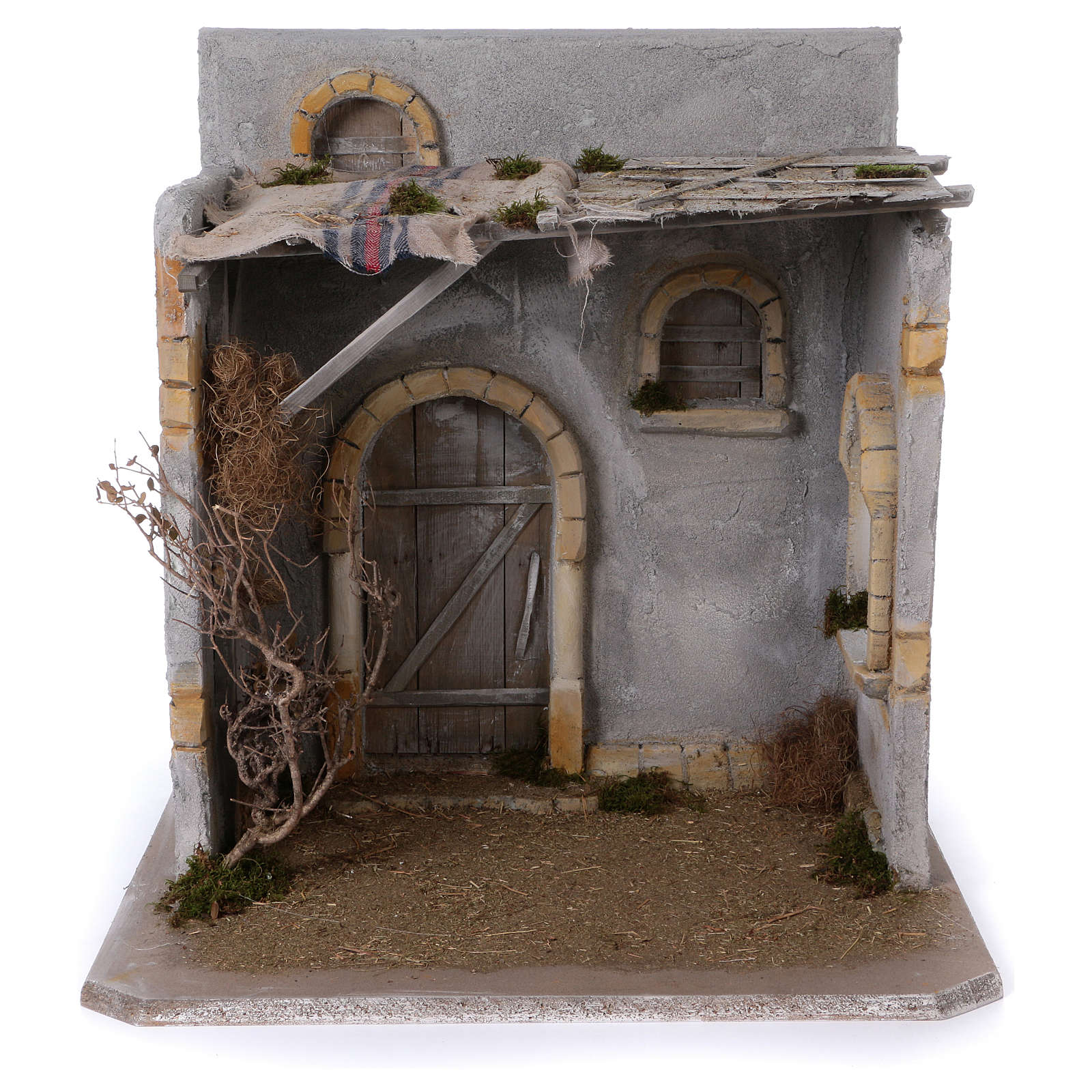 Establo de madera para belén 30-40 cm | venta online en HOLYART