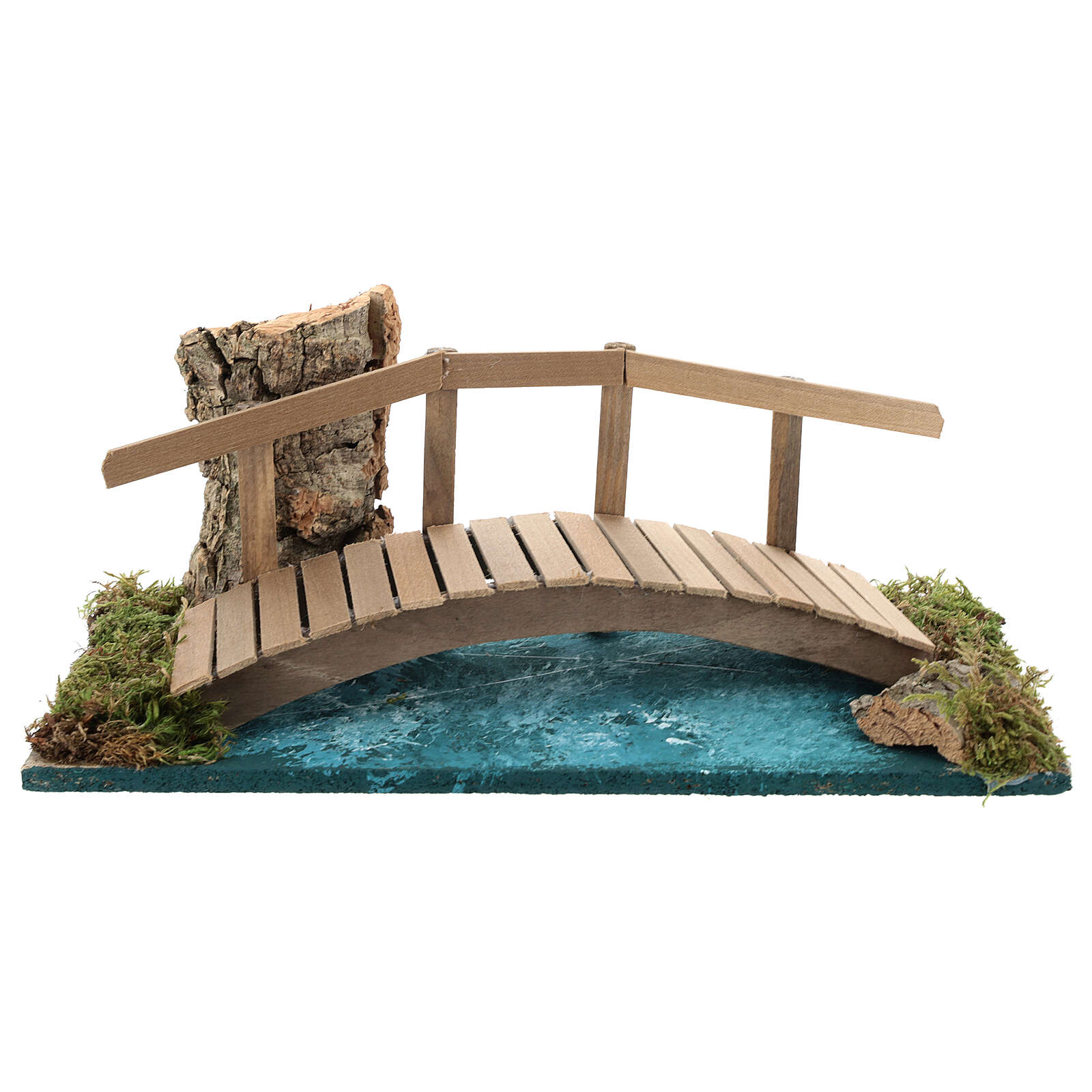 Miniature bridge with railing 10x25x10 cm, for 6-8 cm | online sales on ...