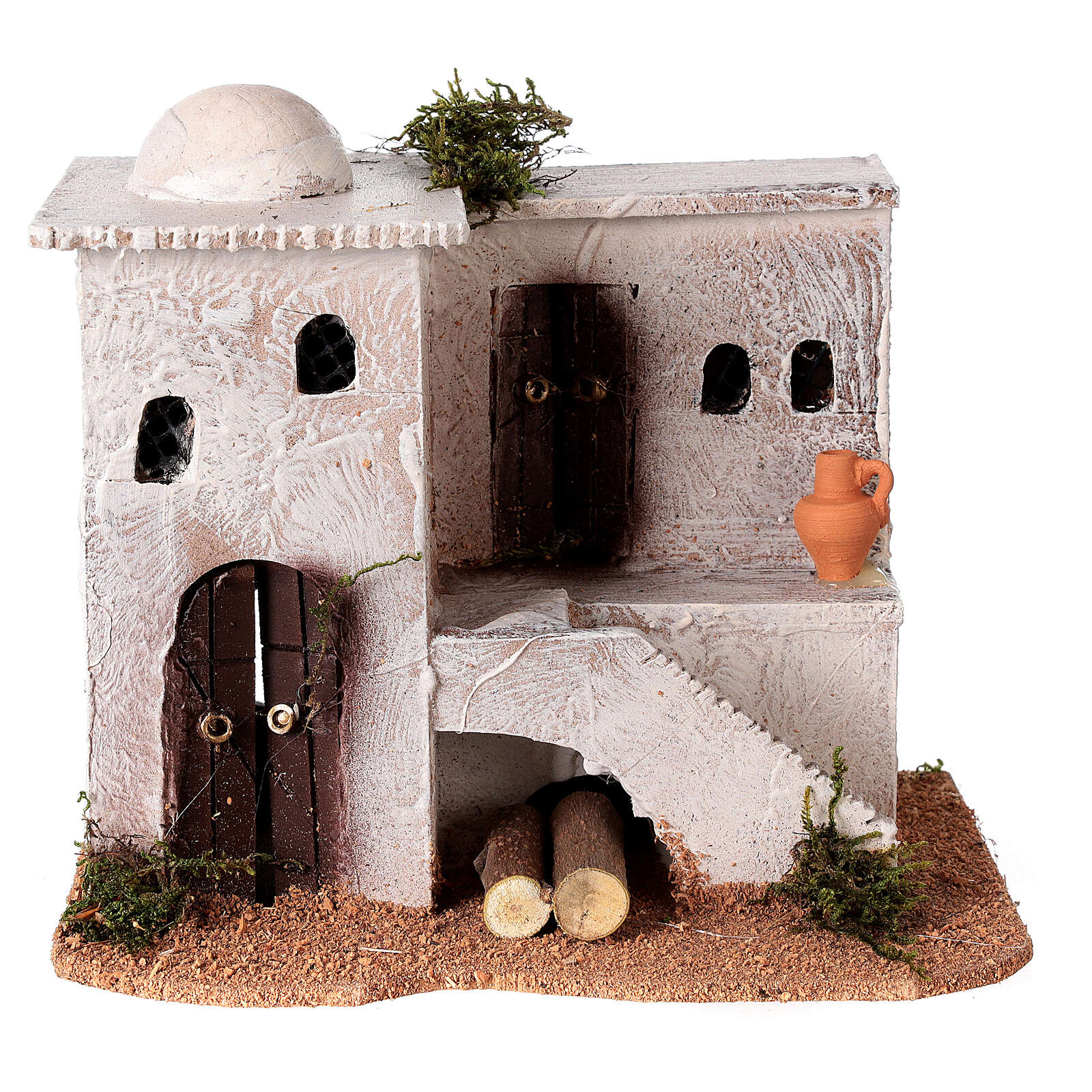 Nativity scene house in Arabian style with stairs 15x20x15 | online ...