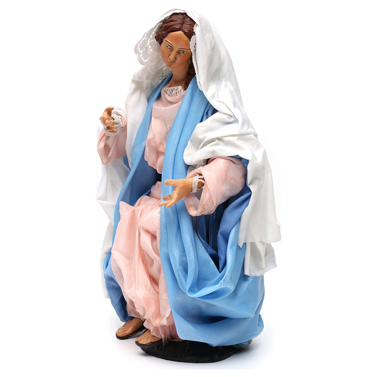 Mary Sitting with Arms Open for Neapolitan nativity style | online ...