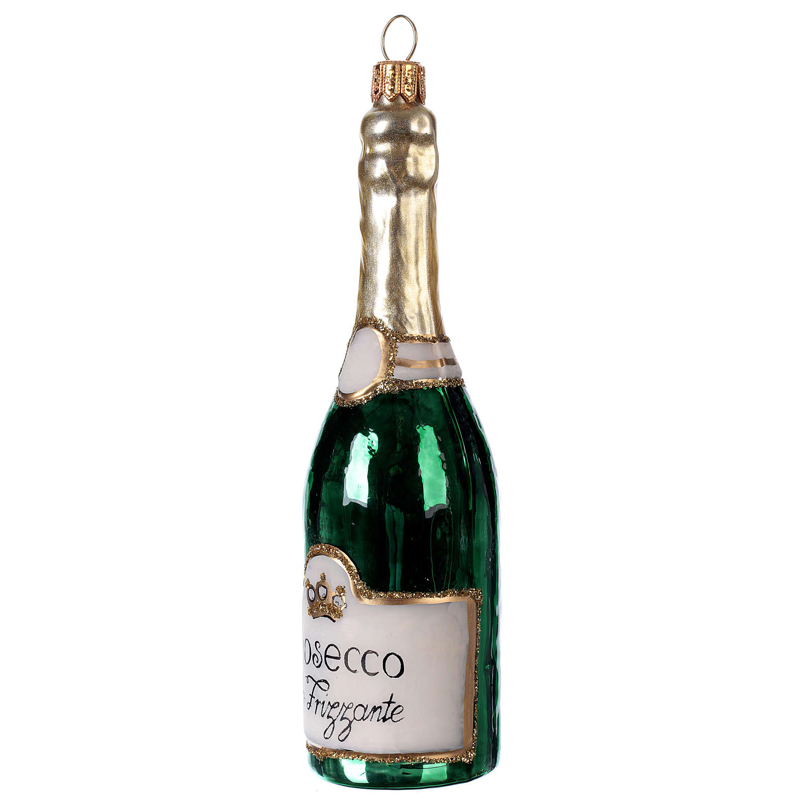 Prosecco bottle in blown glass for Christmas Tree | online sales on ...