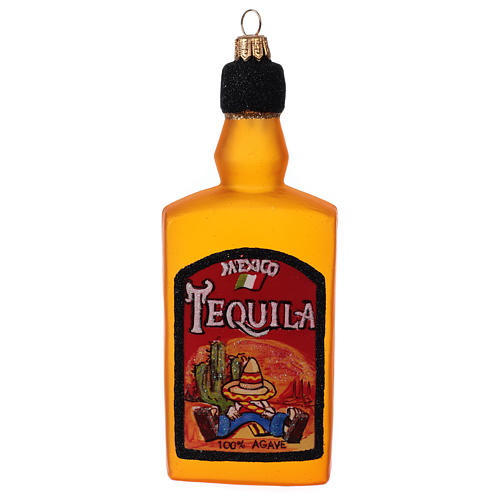 Tequila bottle in blown glass for Christmas Tree | online sales on ...