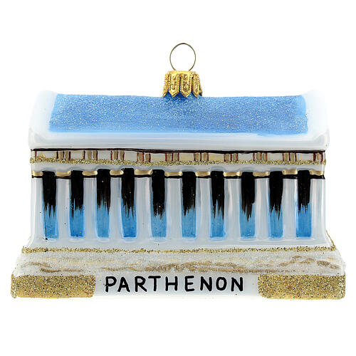 Parthenon Christmas tree ornament in blown glass | online sales on ...