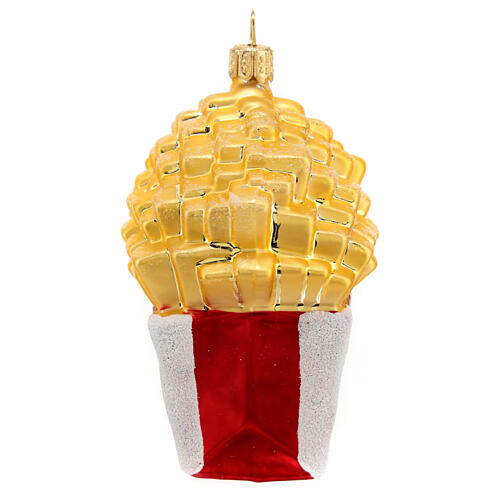 French fries, Christmas tree decoration, blown glass | online sales on ...