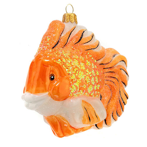 Goldfish Christmas tree ornament in blown glass | online sales on ...